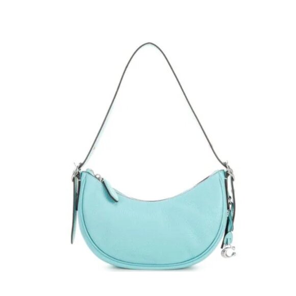 Coach | Bags | Nwt Coach Luna Pebble Leather Silver Hardware Shoulder ...
